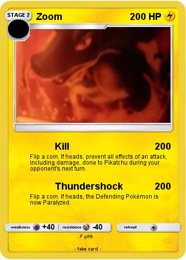 Pokémon Zoom 73 73 - Kill - My Pokemon Card