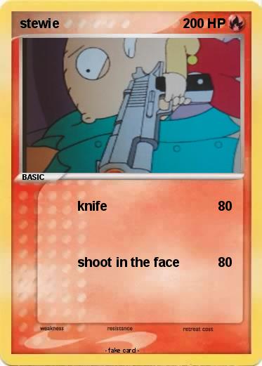 Pokémon stewie 340 340 - knife - My Pokemon Card