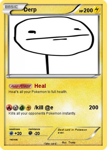 Pokémon Derp 1820 1820 - Heal - My Pokemon Card
