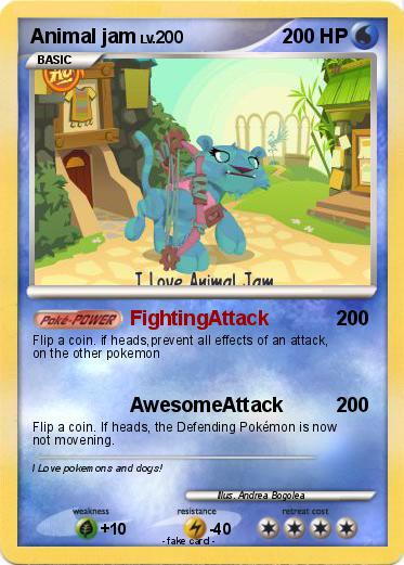 Pokémon Animal jam 31 31 - FightingAttack - My Pokemon Card
