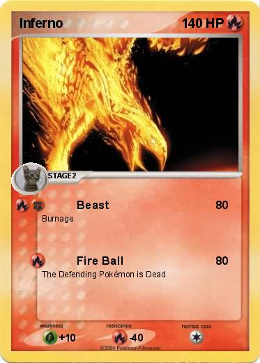 Pokémon Inferno 70 70 - Beast - My Pokemon Card