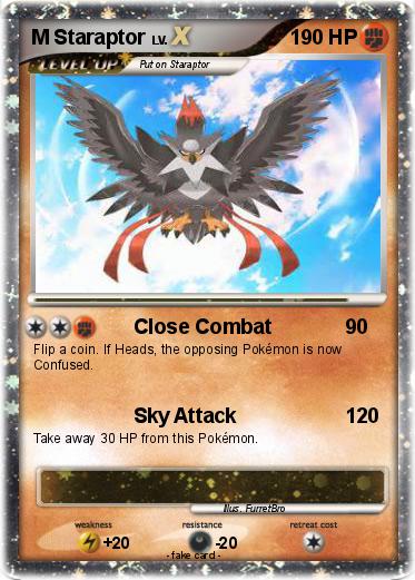 Pokémon M Staraptor 1 1 - Close Combat - My Pokemon Card