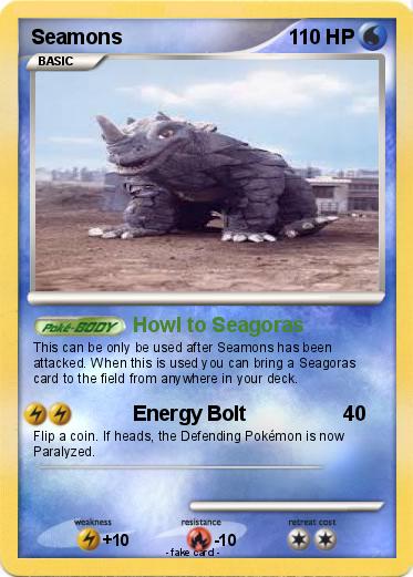Pokémon Seamons - Howl to Seagoras - My Pokemon Card