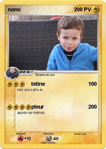 Pokémon nono 125 125 - tetine - Ma carte Pokémon