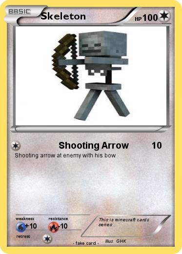 Pokémon Skeleton 698 698 - Shooting Arrow - My Pokemon Card