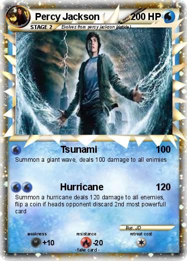 Pokémon Percy Jackson 530 530 - Tsunami - My Pokemon Card