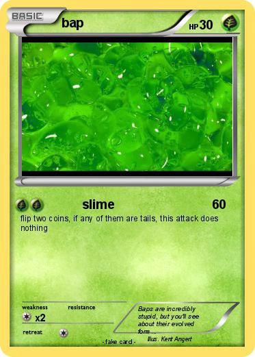 Pokémon bap 2 2 - slime - My Pokemon Card