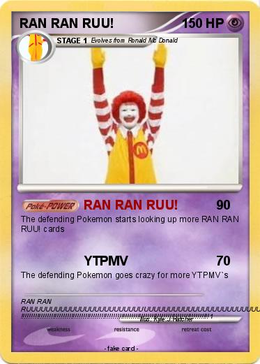 Pokémon RAN RAN RUU 1 1 - RAN RAN RUU! - My Pokemon Card