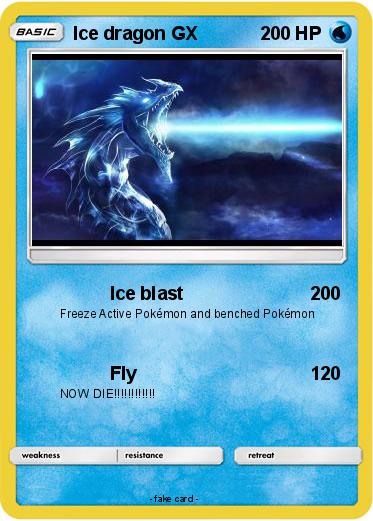 Pokémon Ice dragon GX - Ice blast - My Pokemon Card