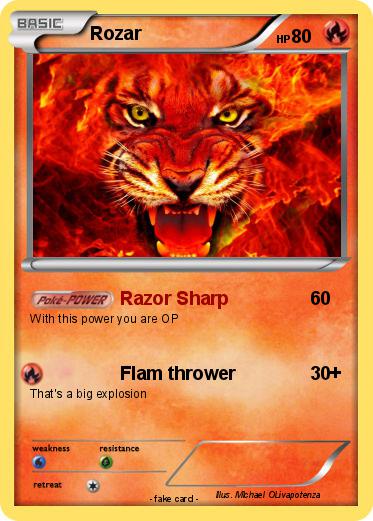 Pokémon Rozar - Razor Sharp - My Pokemon Card