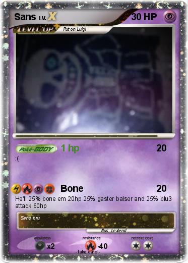 Pokémon Sans 959 959 - 1 hp - My Pokemon Card