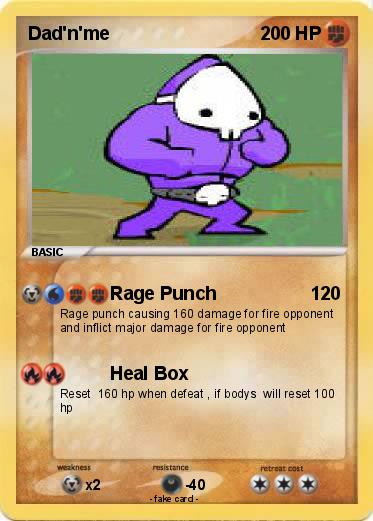 Pokémon Dad n me 6 6 - Rage Punch - My Pokemon Card