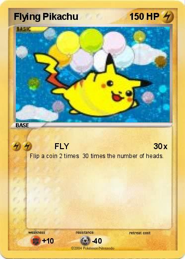 Pokémon Flying Pikachu 2 2 - FLY - My Pokemon Card