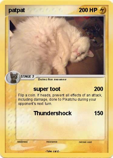 Pokémon patpat - super toot - My Pokemon Card