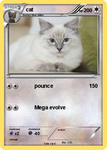 Pokémon cat 2896 2896 - pounce - My Pokemon Card