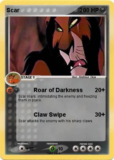Pokémon Scar 222 222 - Roar of Darkness - My Pokemon Card