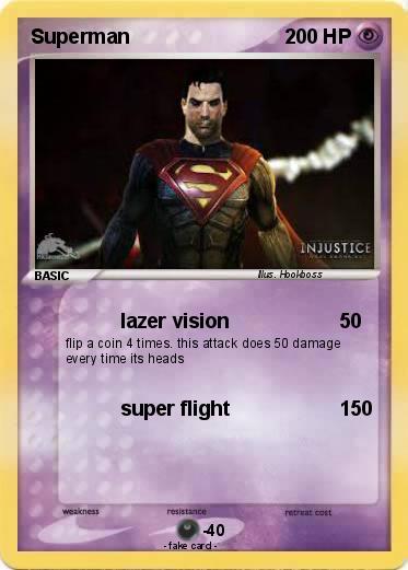 Pokémon Superman 566 566 - lazer vision - My Pokemon Card