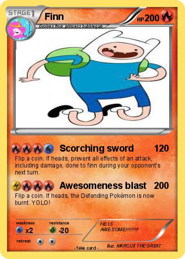 Pokémon Finn 1536 1536 - Scorching sword - My Pokemon Card