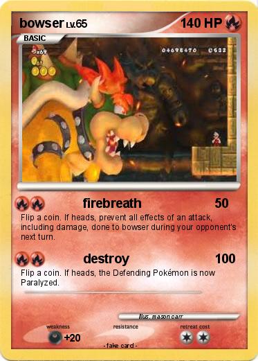 Pokémon bowser 3452 3452 - firebreath - My Pokemon Card