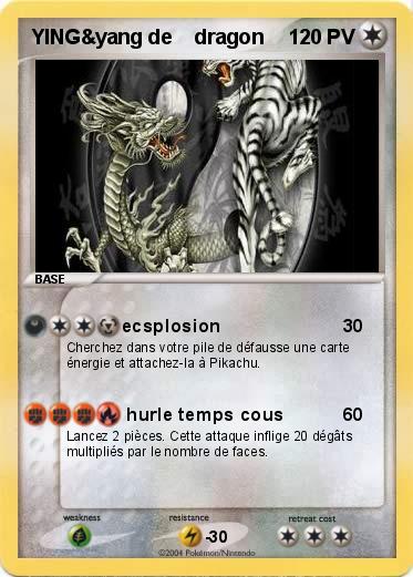 Pokémon YING yang de dragon 1 1 - ecsplosion - Ma carte Pokémon