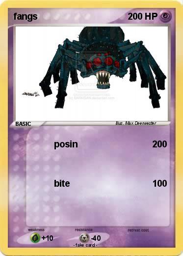 Pokémon fangs 18 18 - posin - My Pokemon Card