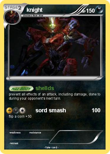 Pokémon knight 215 215 - shellds - My Pokemon Card