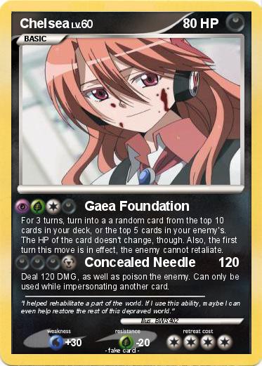 Pokémon Chelsea 104 104 - Gaea Foundation - My Pokemon Card