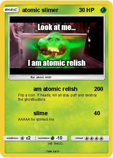 Pokémon atomic slimer - am atomic relish - My Pokemon Card