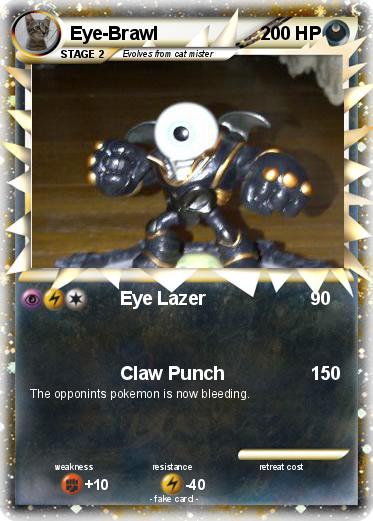 Pokémon Eye Brawl 123 123 - Eye Lazer - My Pokemon Card
