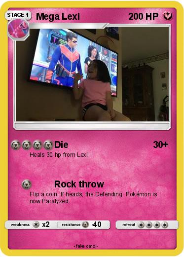 Pokémon Mega Lexi - Die - My Pokemon Card