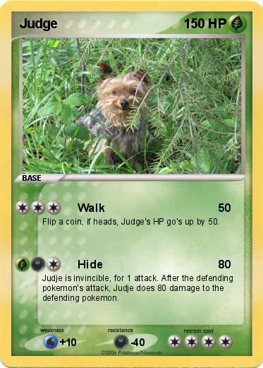 Pokémon Judge - Walk - My Pokemon Card