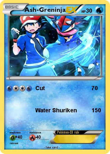 Pokémon Ash Greninja 638 638 - Cut - My Pokemon Card