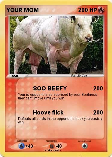 Pokémon YOUR MOM 692 692 - SOO BEEFY - My Pokemon Card