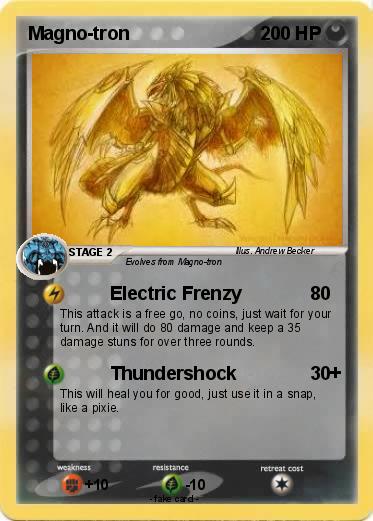 Pokémon Magno tron - Electric Frenzy - My Pokemon Card