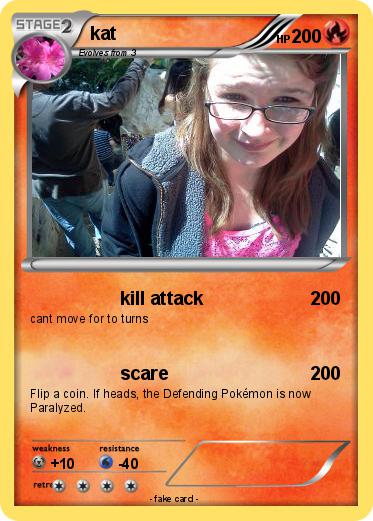 Pokémon kat 206 206 - kill attack - My Pokemon Card