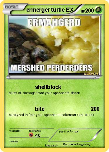 Pokémon ermerger turtle EX - shellblock - My Pokemon Card