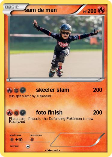 Pokémon sam de man - skeeler slam - My Pokemon Card