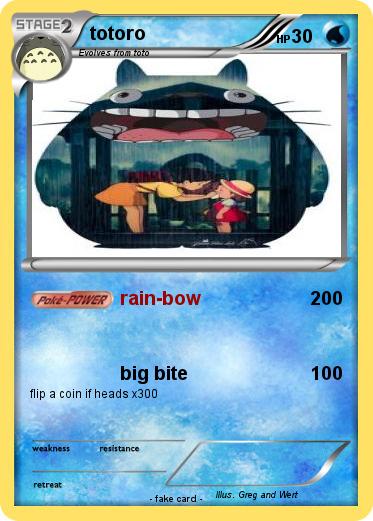 Pokémon totoro 155 155 - rain-bow - My Pokemon Card