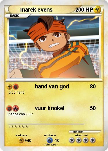 Pokémon marek evens - hand van god - My Pokemon Card