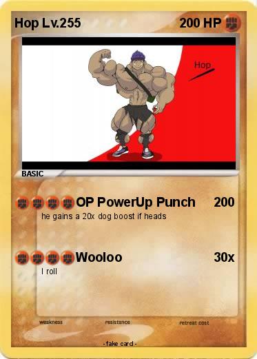 Pokémon Hop Lv 255 255 - OP PowerUp Punch - My Pokemon Card