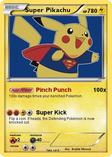 Pokémon Super Pikachu 230 230 - Pinch Punch - My Pokemon Card
