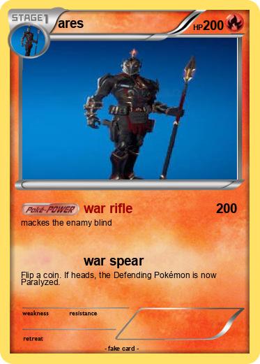 Pokémon ares 456 456 - war rifle - My Pokemon Card