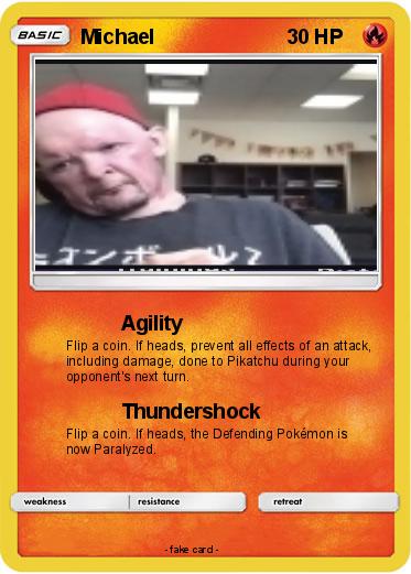 Pokémon Michael 3669 3669 - Agility - My Pokemon Card