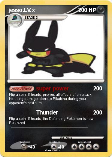 Pokémon jesso LV x - super power - My Pokemon Card