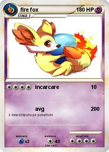 Pokémon fire fox 58 58 - incarcare - My Pokemon Card