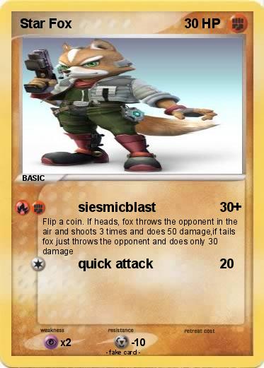 Pokémon Star Fox 31 31 - siesmicblast - My Pokemon Card