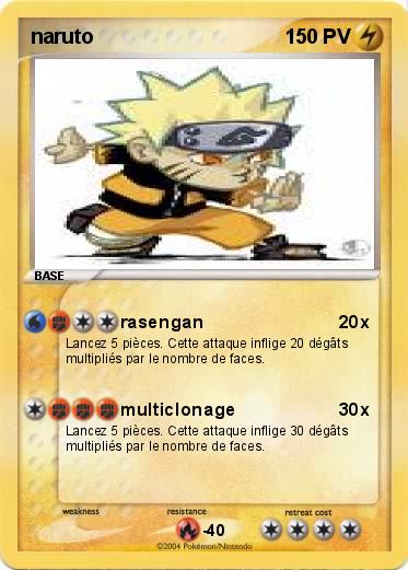 Pokémon naruto 298 298 - rasengan - Ma carte Pokémon