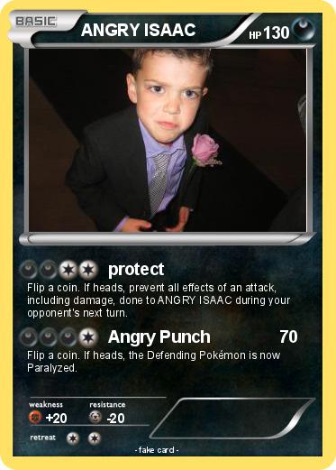 Pokémon ANGRY ISAAC - protect - My Pokemon Card