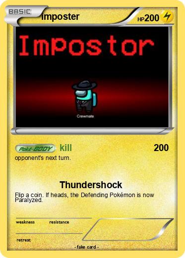 Pokémon imposter 378 378 - kill - My Pokemon Card