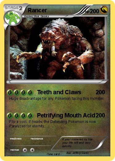 Pokémon Rancer - Teeth and Claws - My Pokemon Card